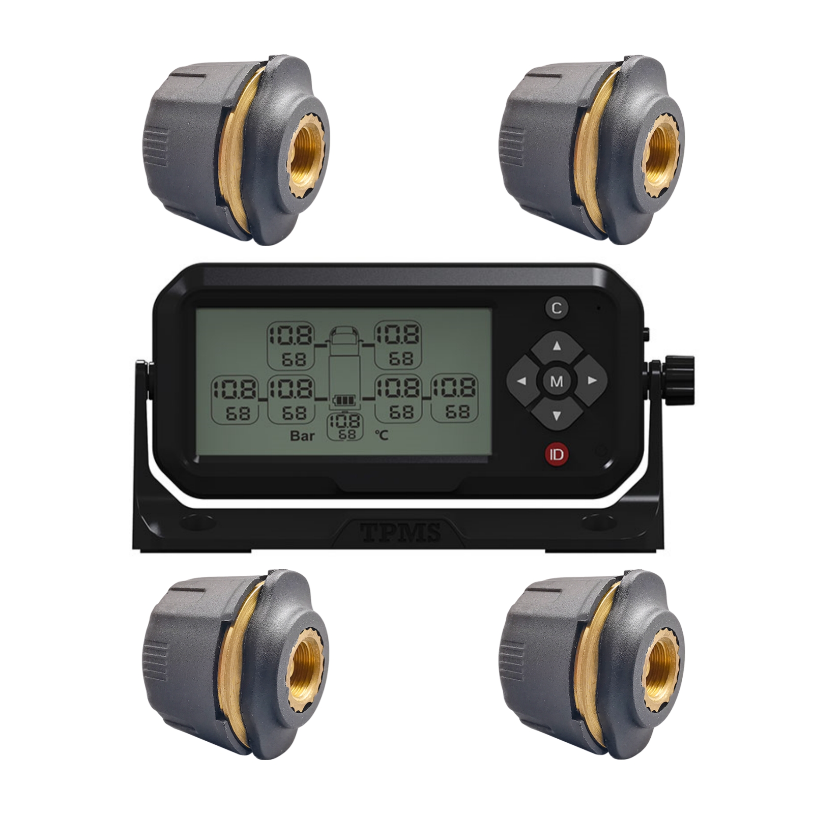 Custom TPMS ATV/UTV 8v1 External Sensors All-Terrain Vehicle Utility ...